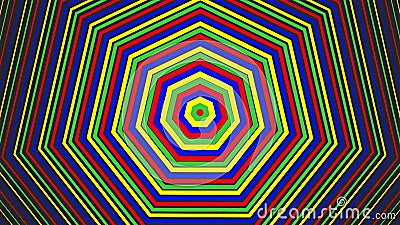 Bold Decagon Star Simple Flat Geometric on Dark Grey Black Background ...