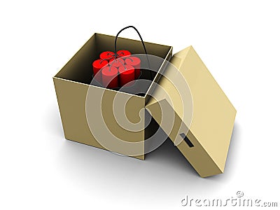 Bomb In The Box Stock Images - Image: 7684254