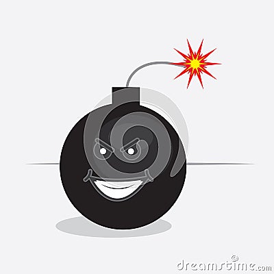 Bomb Face Stock Vector - Image: 40505123