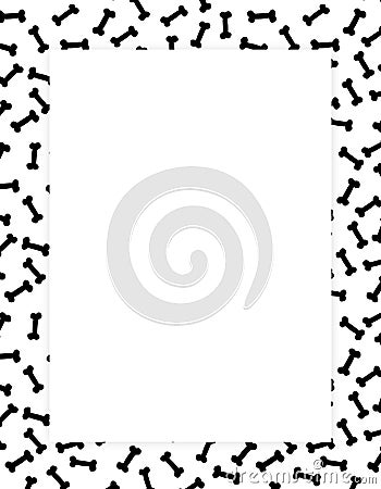 Bones Border / Frame Royalty-Free Stock Photography | CartoonDealer.com ...