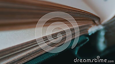 Book pages turning stock footage. Video of library, open - 88462664