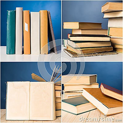 Books Collage Royalty-Free Stock Photography | CartoonDealer.com #61687037