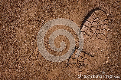 Bootprint On Mud Stock Images - Image: 16293204