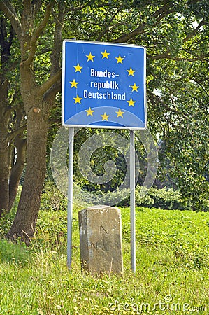 Border Of Germany Royalty Free Stock Photos - Image: 33990958