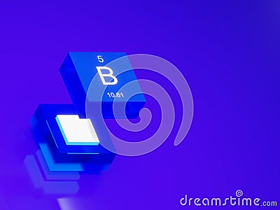 Boron Symbol Element From The Periodic Table Royalty-Free Stock Image ...