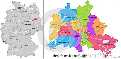 Boroughs Of Berlin Stock Photography - Image: 32719322