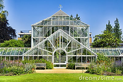Botanical Garden, Greenhouse Stock Image - Image: 26051131