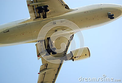Bottom Of Airplane Stock Images - Image: 5814474