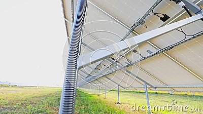 Bottom View of the Solar Panel, Back Side of the Solar Panel, Solar ...