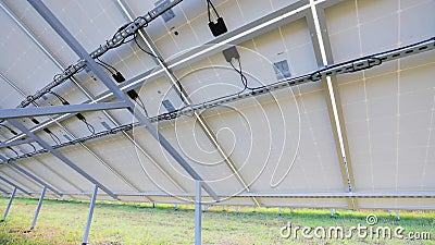 Bottom View of the Solar Panel, Back Side of the Solar Panel, Solar ...