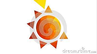 Abstract Sun with Geometric Patterns Stock Video - Video of movement ...