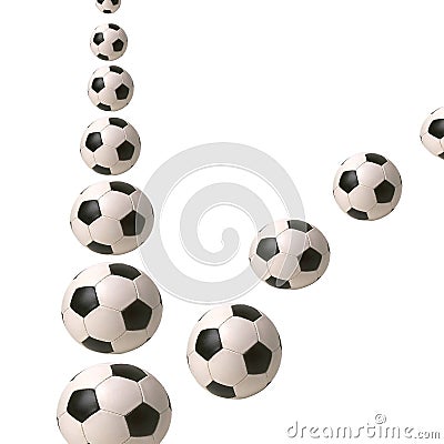 Bouncing Soccer Balls Stock Photography | CartoonDealer.com #297428