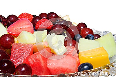 Bowl Of Cut Fruit Royalty Free Stock Photos - Image: 7577188