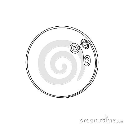 Bowling Ball One Line Art. Continuous Line Drawing Of Ball Vector ...