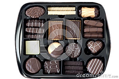 Box Of Chocolate Cookies Stock Photography - Image: 1308332