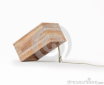 Box Trap Stock Illustration - Image: 60852463