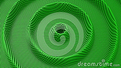 Boxes Form a Wave stock video. Video of design, abstract - 193012809