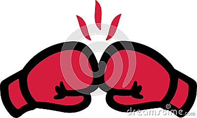 Boxing Knockout Cartoon Vector | CartoonDealer.com #85847451