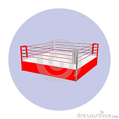 Boxing Ring Cartoon Vector | CartoonDealer.com #83648531