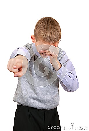 Boy Pointing At You Stock Images - Image: 35592614