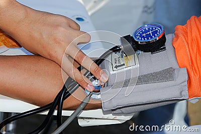 Bp Check Up Royalty Free Stock Image - Image: 4158106