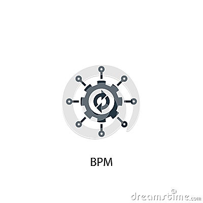 BPM Icon. Simple Element Illustration | CartoonDealer.com #159961676