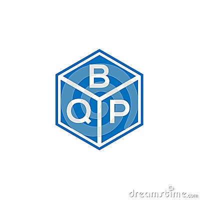 BQP Letter Logo Design On Black Background. BQP Creative Initials ...