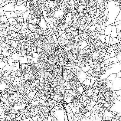 Bradford Downtown Vector Map | CartoonDealer.com #109839839