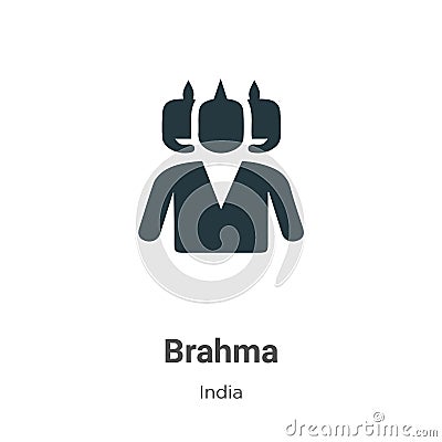 Brahma Vector Icon On White Background. Flat Vector Brahma Icon Symbol ...
