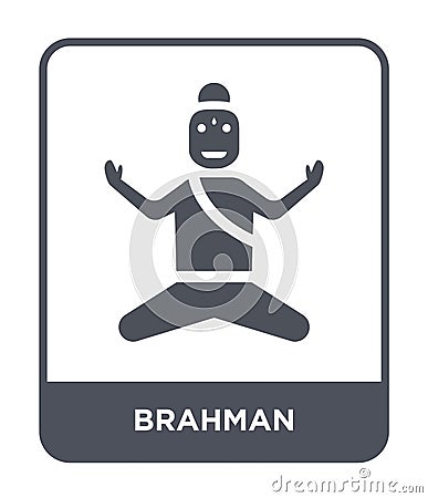 Brahman Icon In Trendy Design Style. Brahman Icon Isolated On White Background. Brahman Vector ...