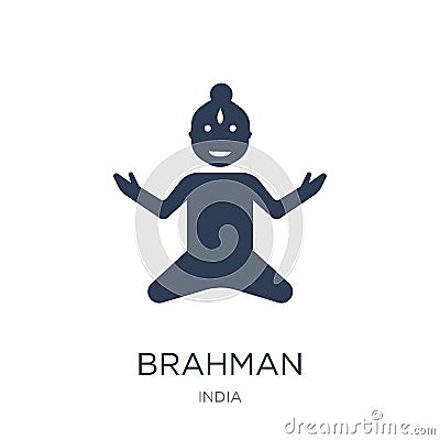 Brahman Icon. Trendy Flat Vector Brahman Icon On White Background From India Collection ...