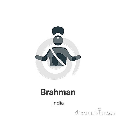 Brahman Vector Icon On White Background. Flat Vector Brahman Icon ...