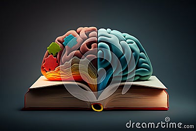 Brain And Knowledge While Discovering New Ideas Royalty-Free Stock ...