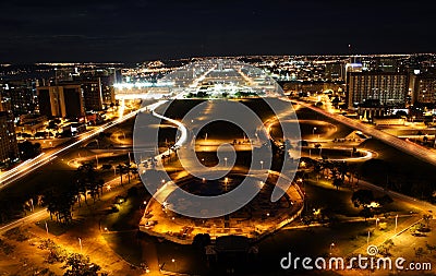 Brasilia By Night Royalty Free Stock Images - Image: 13606269