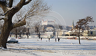 Bratislava In Winter Stock Photos - Image: 12262783