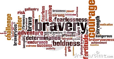 Bravery Word Cloud Cartoon Vector | CartoonDealer.com #203209867