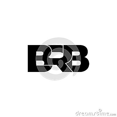 BRB Letter Monogram Logo Design Vector | CartoonDealer.com #280487833