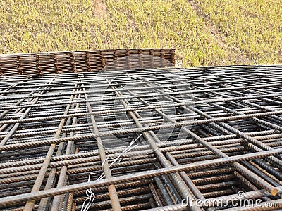 BRC Welded Wire Mesh Or BRC Fabric Used As Part Of The Main Structural ...