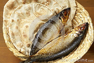 Bread And Fish Royalty Free Stock Photo - Image: 32586005