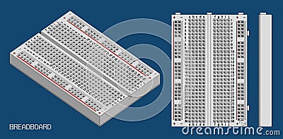 Breadboard Color Drawings Cartoon Vector | CartoonDealer.com #192653819