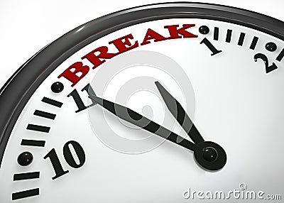 Break Time Hour Stock Image | CartoonDealer.com #22156789