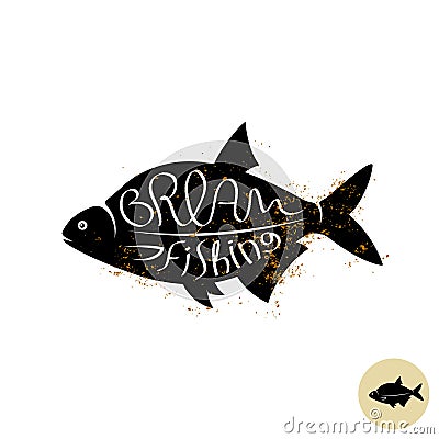 Bream Logo Cartoon Vector | CartoonDealer.com #103291175