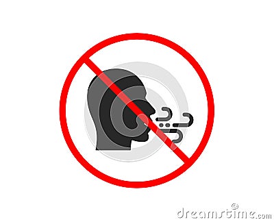 Breathing Icon. Breath Difficulties Sign. Vector | CartoonDealer.com ...