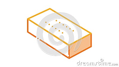 Brick Block Icon Animation stock footage. Video of concrete - 223505922