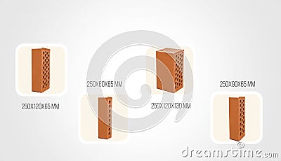 Brick Sizes Shape And Linear Dimensions Royalty-Free Stock Photography ...