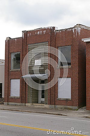 Brick Store Front On Main Street Stock Photo | CartoonDealer.com #231844062