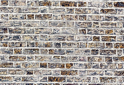 Brick Wall. Blue And Grey Texture. Stock Photo - Image: 68487736