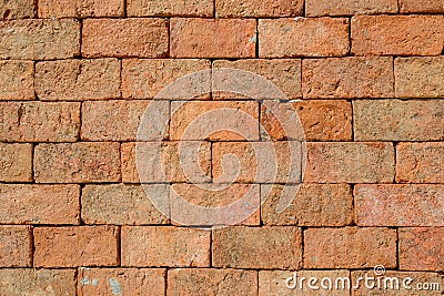 Brick Wall Fence From Front View Stock Photo - Image: 50094350