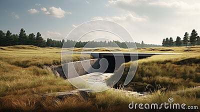 Bridge Box Culvert Royalty-Free Illustration | CartoonDealer.com #371961726