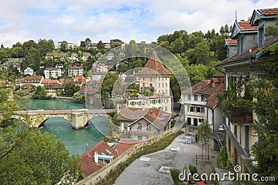 Bridge Over Aare River In Bern, Switzerland Stock Photo - Image: 17726250